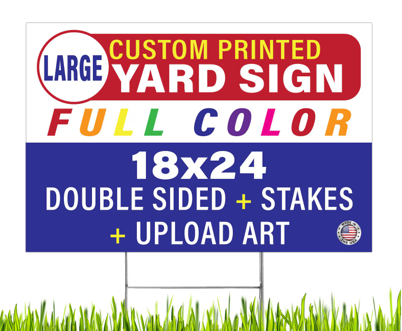 Explore Custom 4MM Coroplast Yard Signs Templates & Personalize Instantly